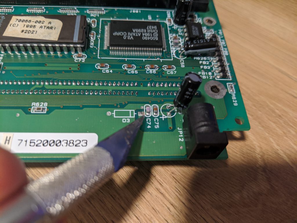 Atari Jaguar CD: Reverse Polarity Protection Diode Fix | RetroRGB Atari Jaguar CD: Reverse Polarity Protection Diode Fix | RetroRGB